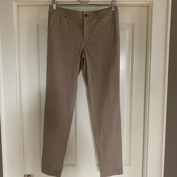 Vince | Pants & Jumpsuits | Vince Linen Pants Women 4 Beigem | Poshmark